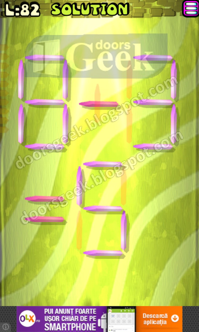 Matches Puzzle [Episode 4] Level 82 Solution ~ Doors Geek